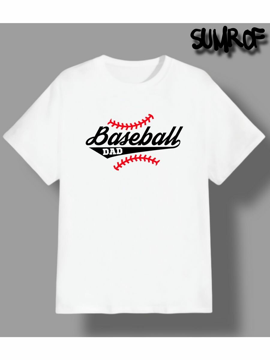 Футболка с надписью бейсбол baseball