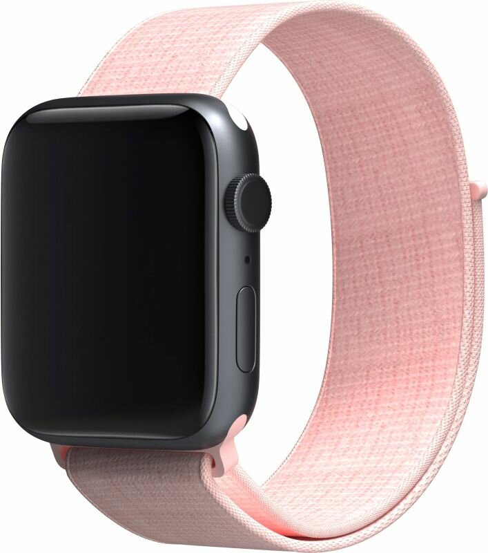 Ремешок moonfish для Apple Watch 42/44/45/49 мм, нейлон, розовый жемчуг