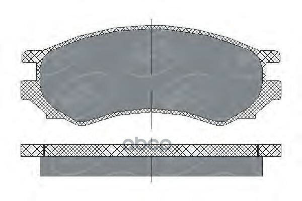 Колод. торм. задн. NISSAN PRIMERA P10 90-96 SCT арт. sp156