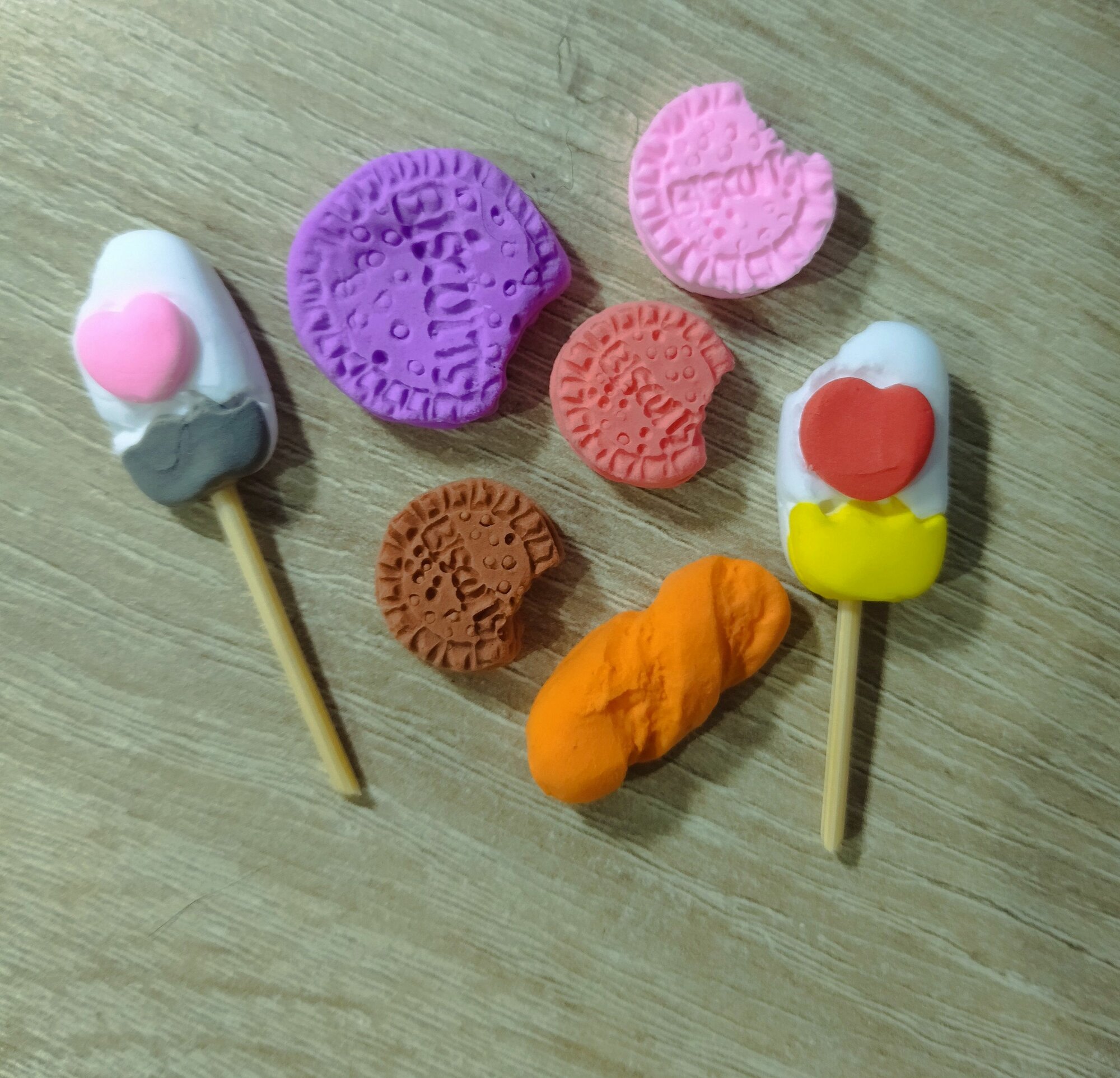 Набор миниатюр для ватной игрушки, куклы, 7 шт