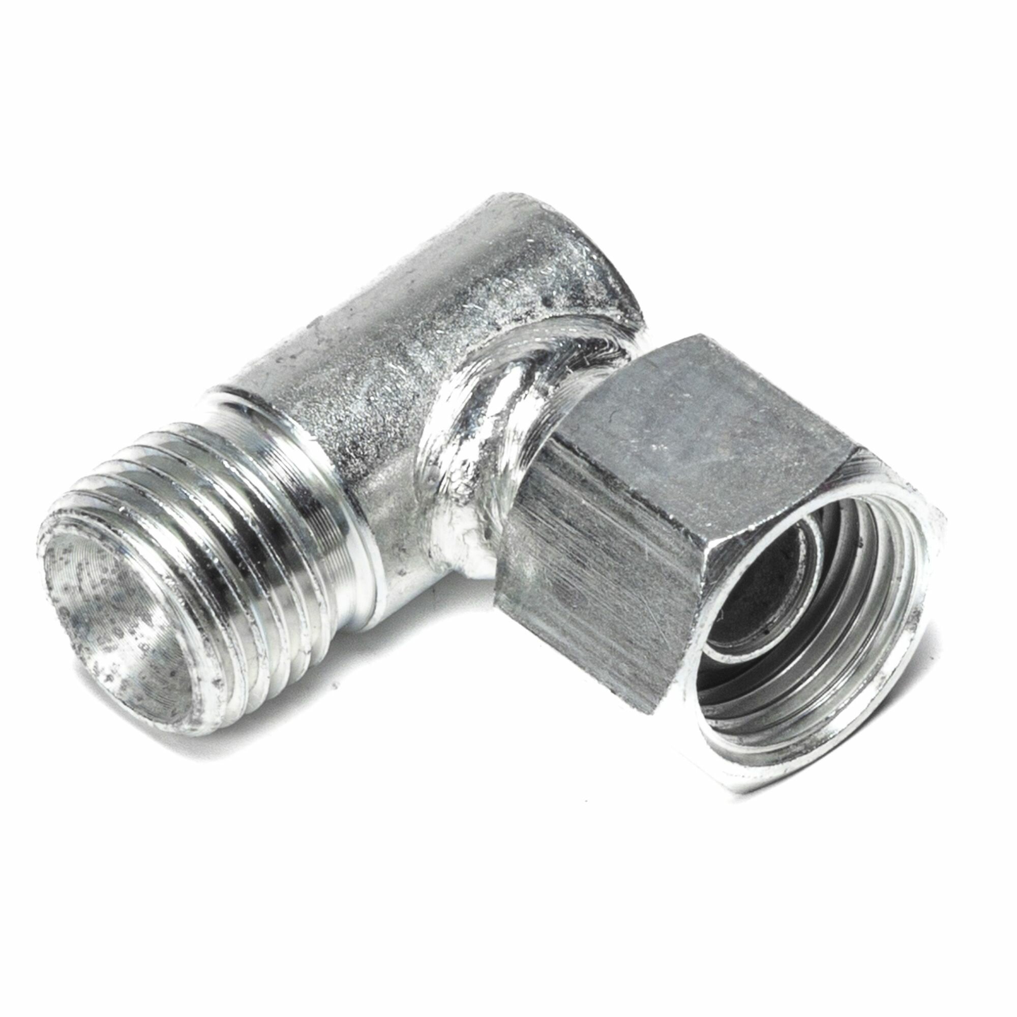 Угольник РВД АвтоЭлектрика S19, с гайкой, для тракторов и спецтехники