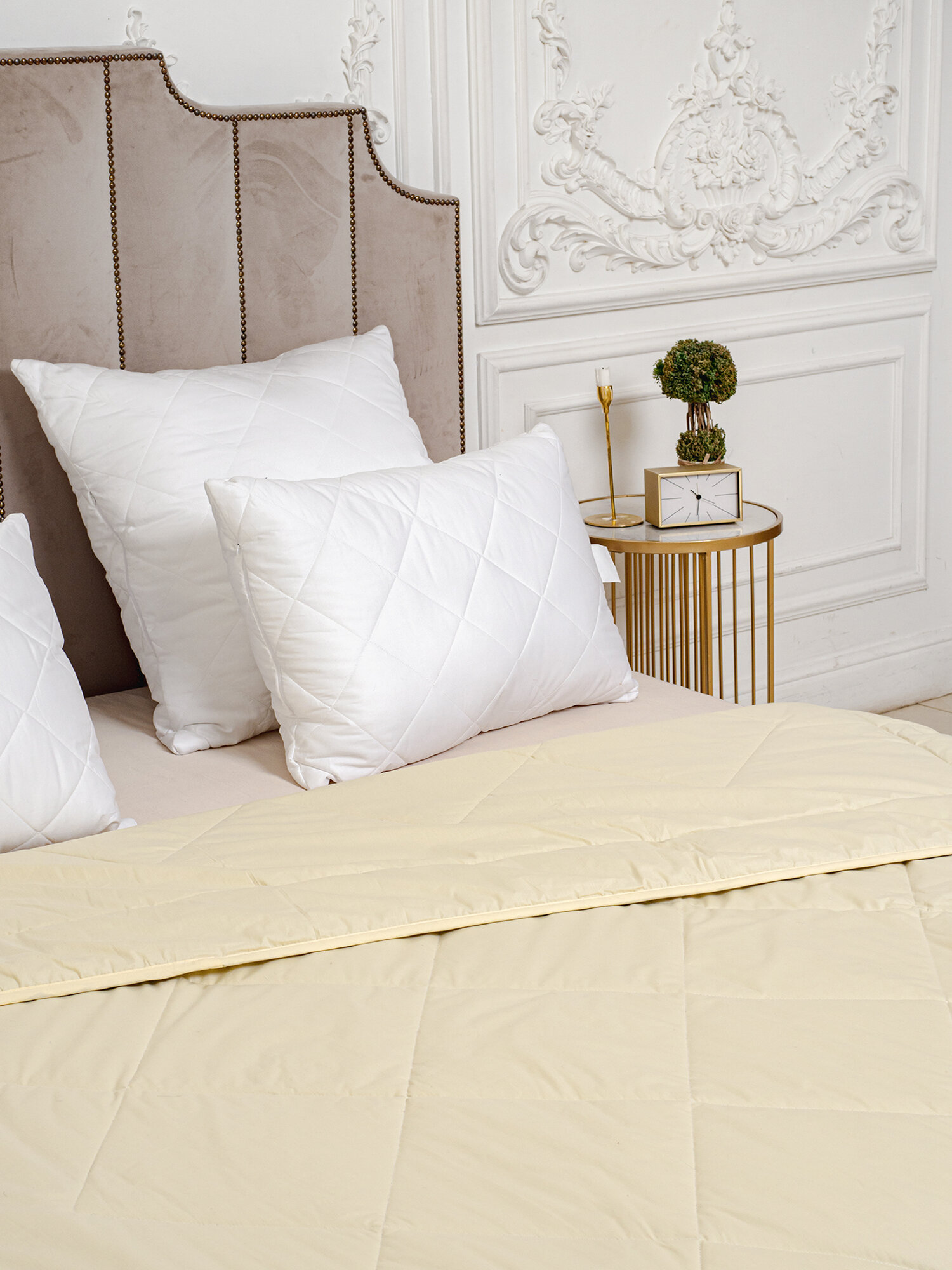 Одеяло лежебока Верблюжка Люкс 172х205 из верблюжьей шерсти, облегченное, плотность 150, 3153-172-1