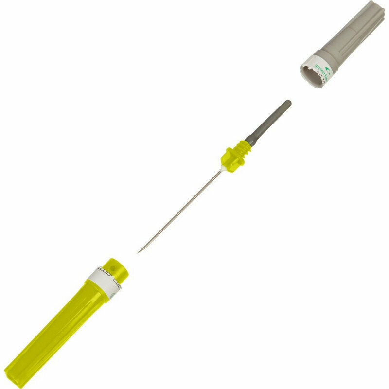 Игла двусторонняя 20G (0,9х25мм) желтая VACUETTE 450073 100шт/уп, 509314
