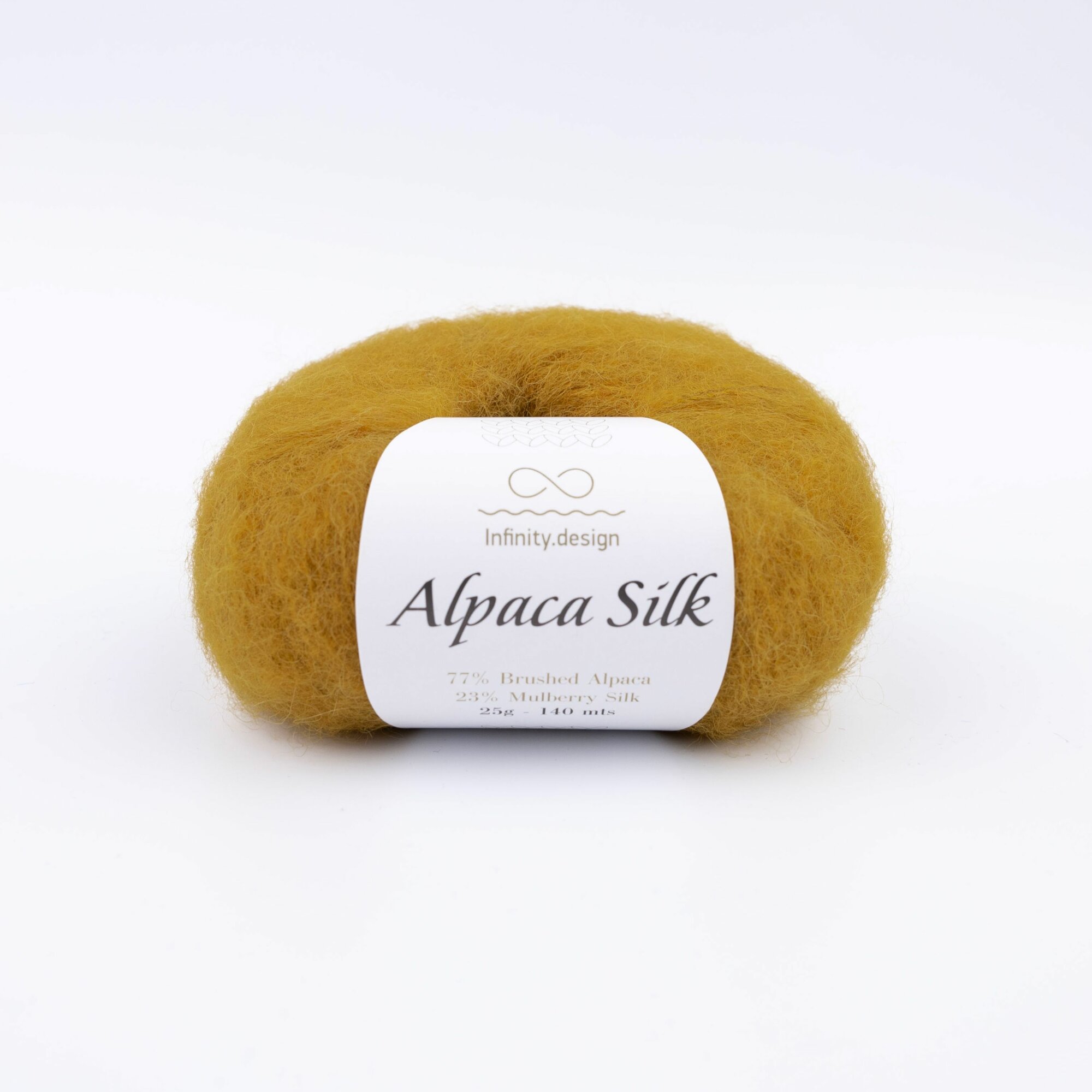 Пряжа INFINITY Alpaca Silk 2035 (1 моток), 77% альпака, 23% шелк, 25г, 140м