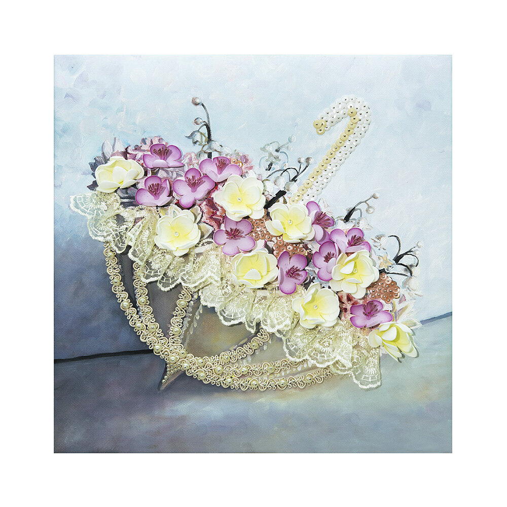 Волшебная мастерская Мозаика из пайеток на холсте № 2 Романтика дождя МХ-13-JA55