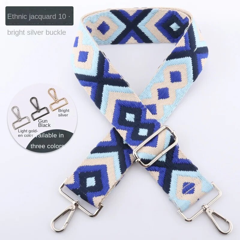 Новая женская сумка через плечо, аксессуары, ремень для сумки, регулируемый плечевой J182-A10-Silver