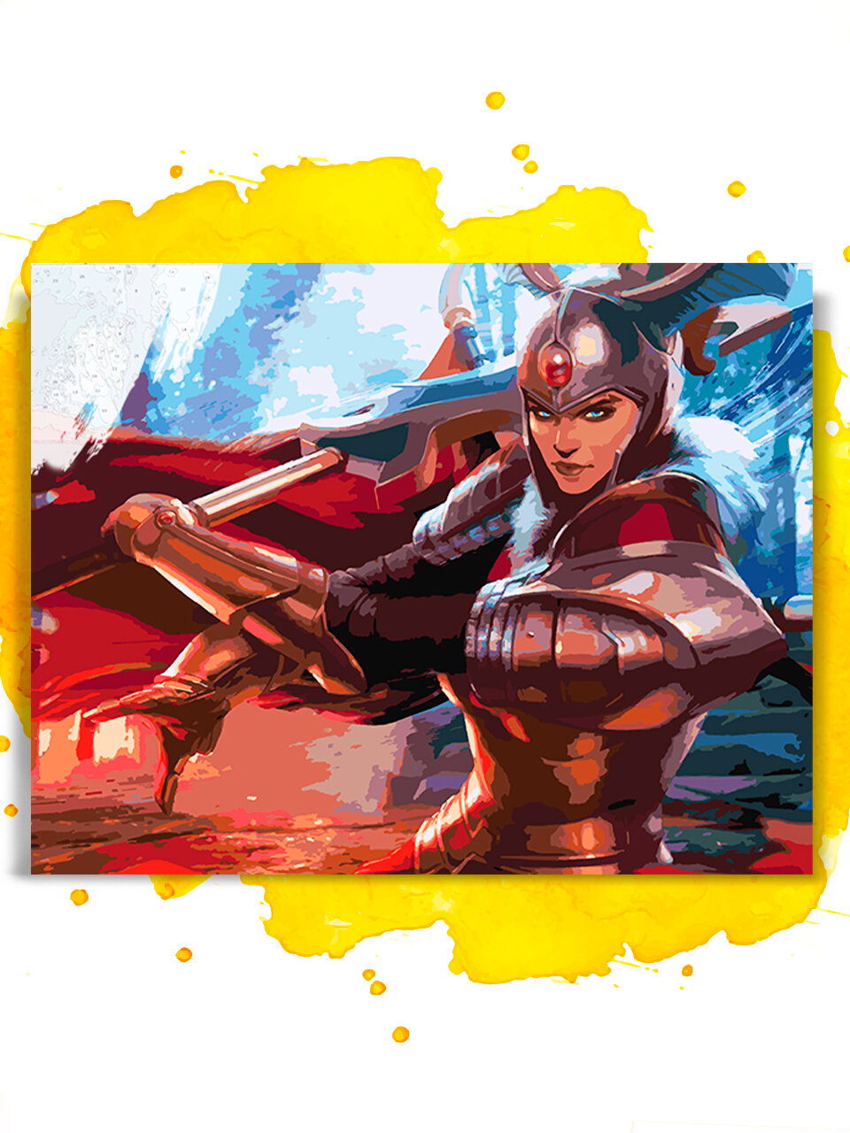 Картина по номерам на холсте Dota 2 - Legion Commander, 40 х 50 см