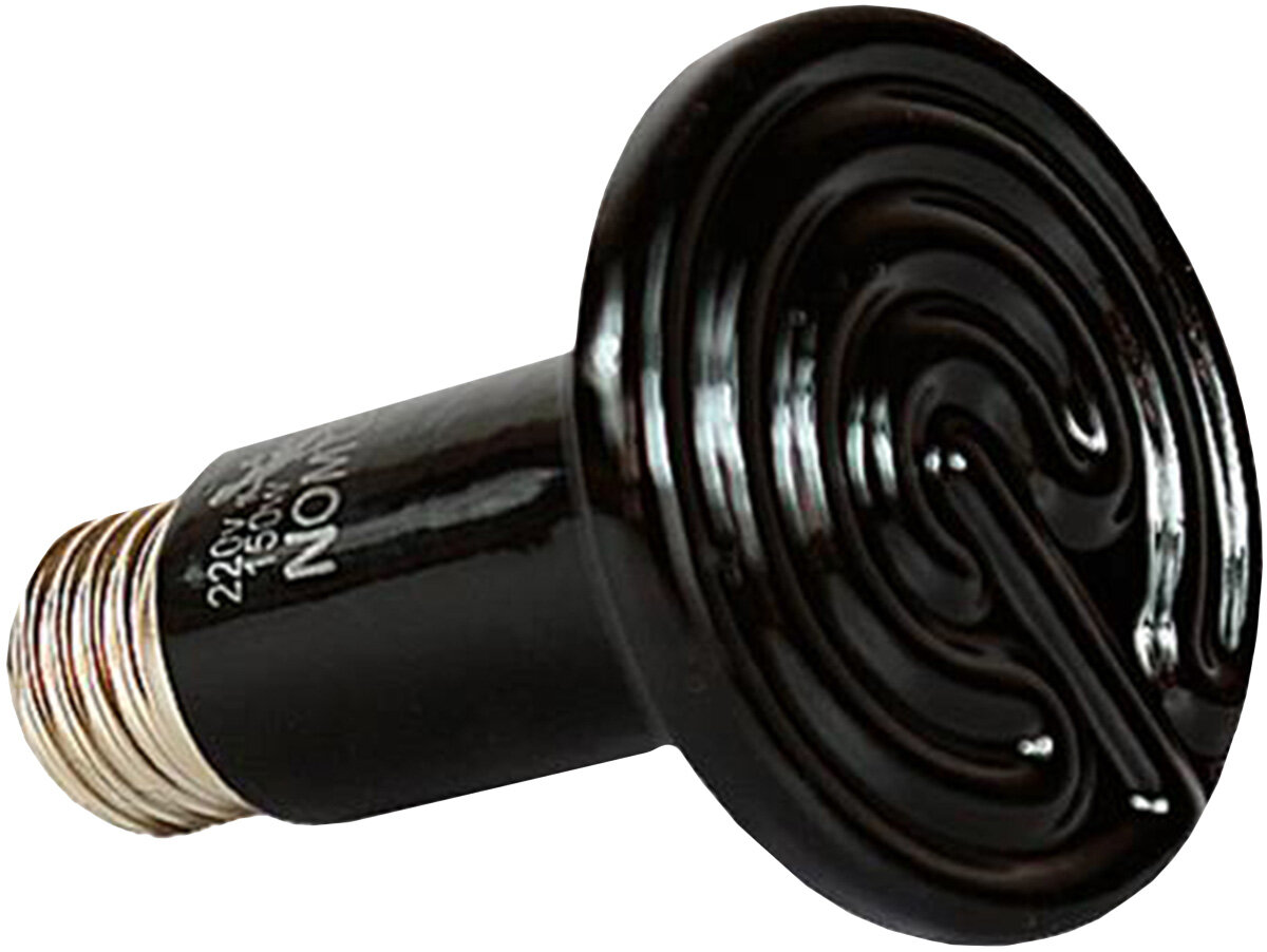 Лампа керамическая Nomoy Pet Normal Ceramic Lamp Black Е27 25 Вт для рептилий черная