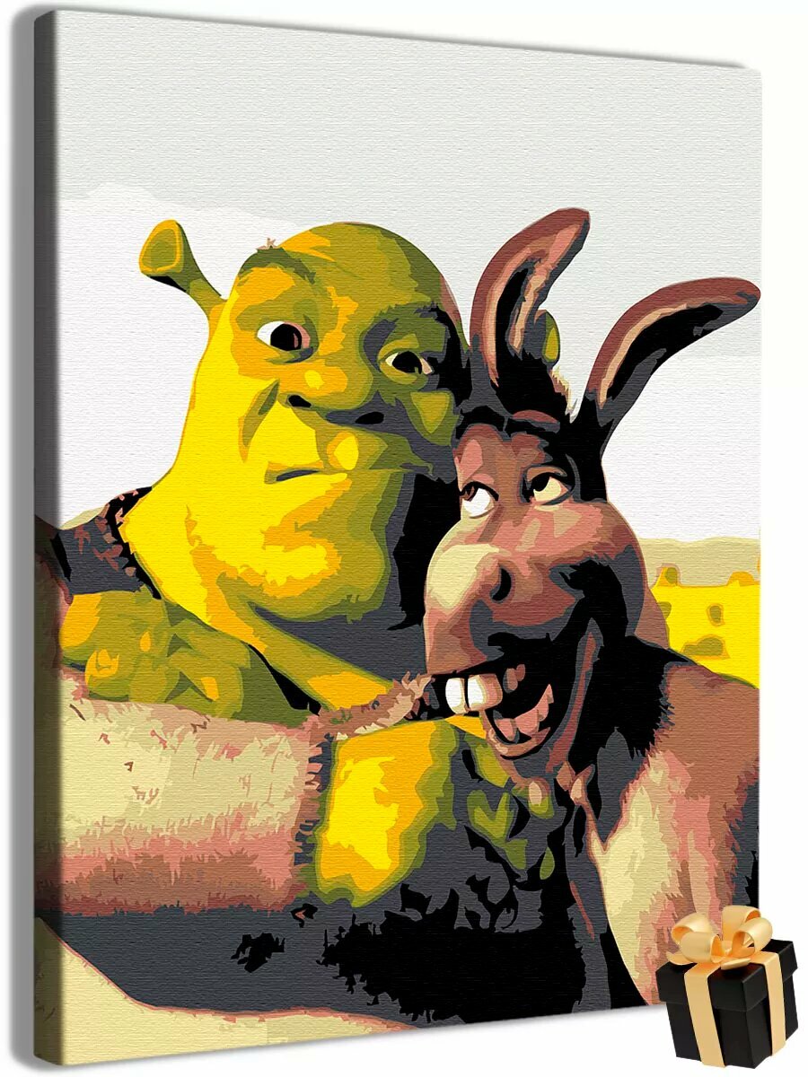 Картина по номерам Шрек