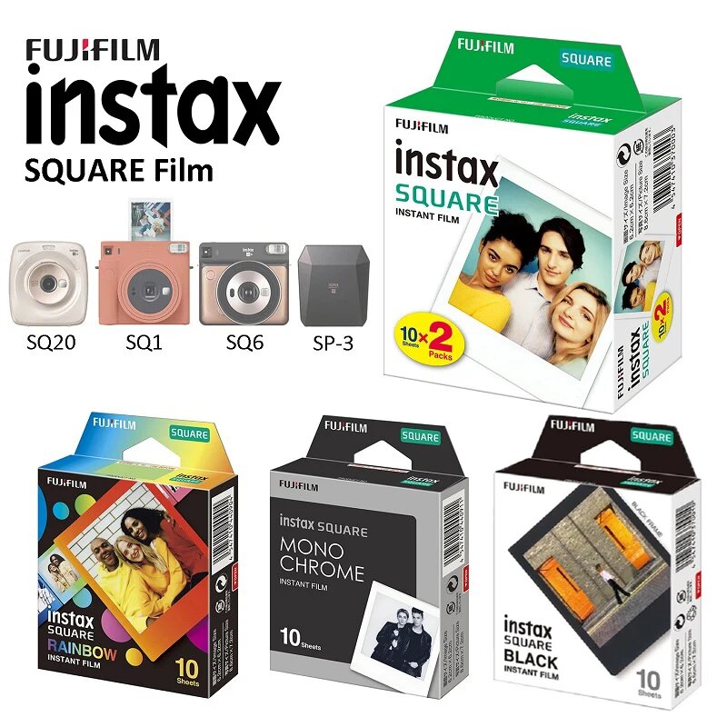 Fujifilm Instax Square цветная пленка 10-100 листов 50 Sheets
