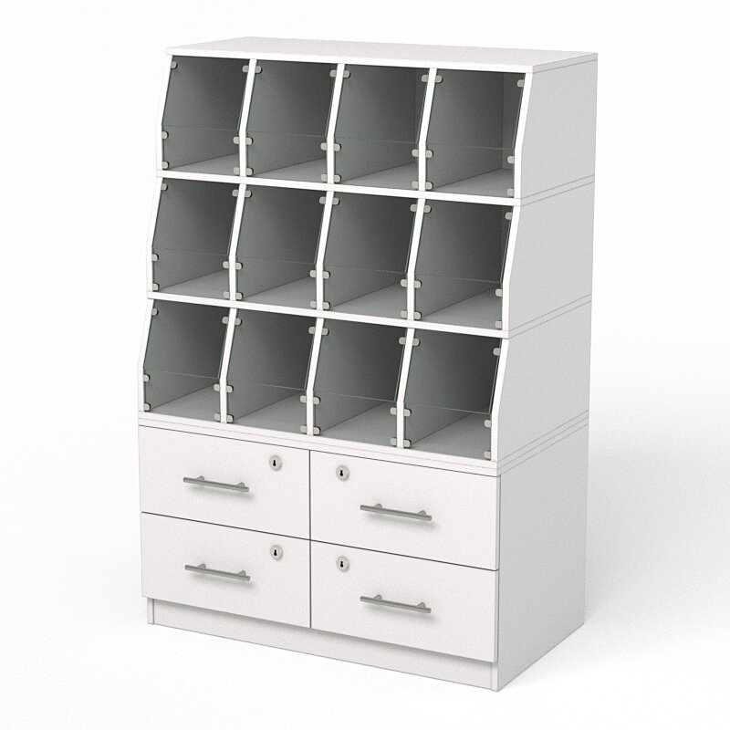 Стеллаж для конфет, орехов, сухофруктов "орешек" №3, Белый. Производитель товара - компания Westcom.