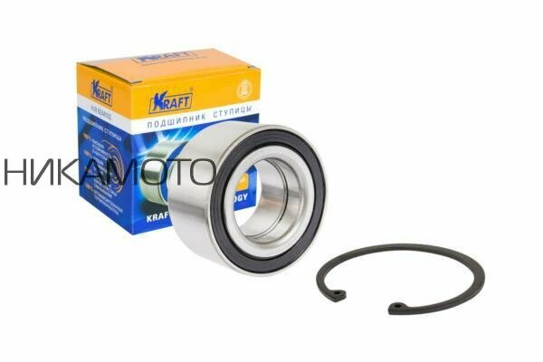 KRAFT KT 204576 Подшипник ступицы заднего колеса, комплект Audi 80, 90 (84-95) 1.6-2.3, A4 (94-) 1.6-1.8, A6 1.8-1.8(97-05)/VW Passat (96-05)1.6-2.8