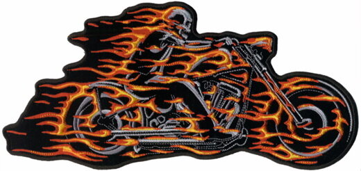 Нашивка HELL RIDER BIKER