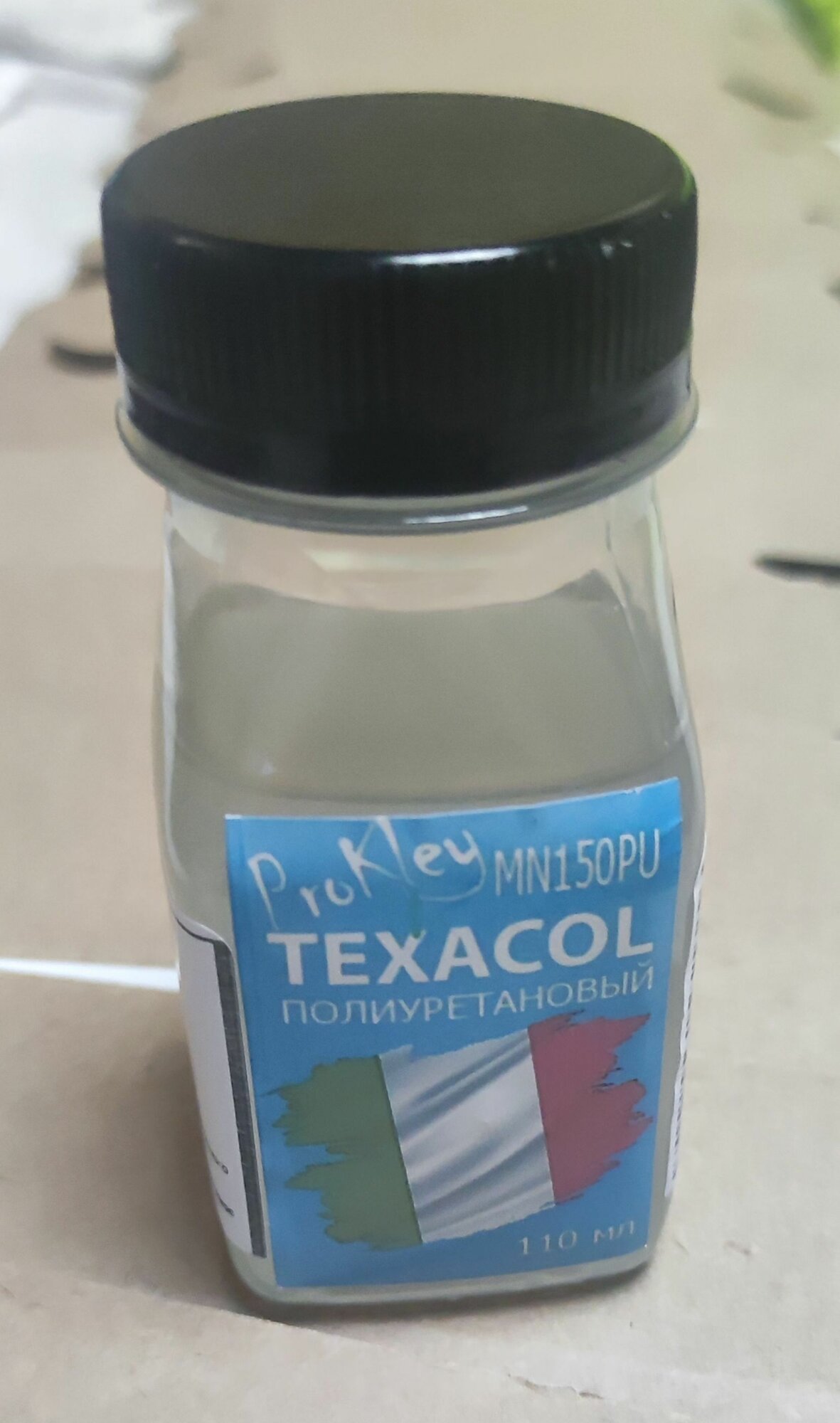 Клей для ремонта ПВХ лодок Texacol M150PU PVC 100мл без отвердителя