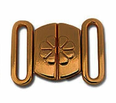 Застежки "Gamma" GB 1303 металл 24 х 17 мм 10 шт №15 шлифованная медь