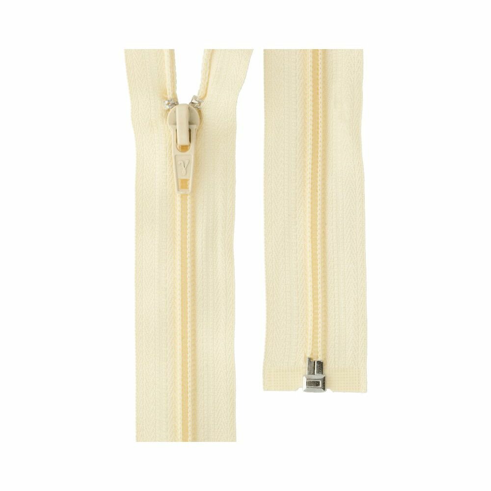 Молния 10 шт. спираль 70 см тип 5 разъёмная однозамковая №105 кремовый