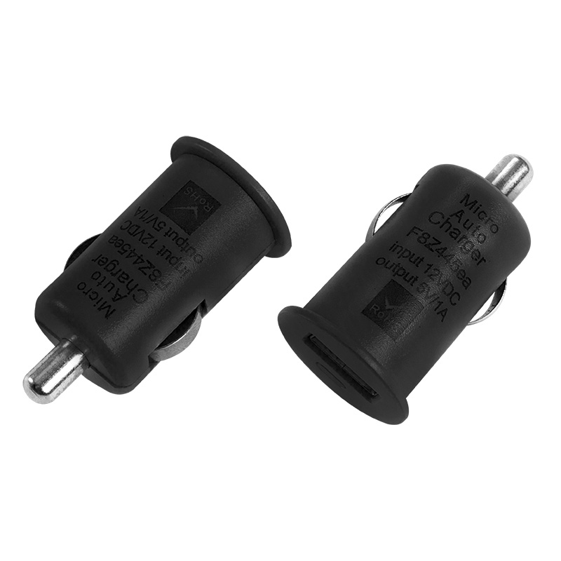 Автозарядка в прикуриватель USB АЗУ 5 V, 1000 mA черная 18-1920 REXANT