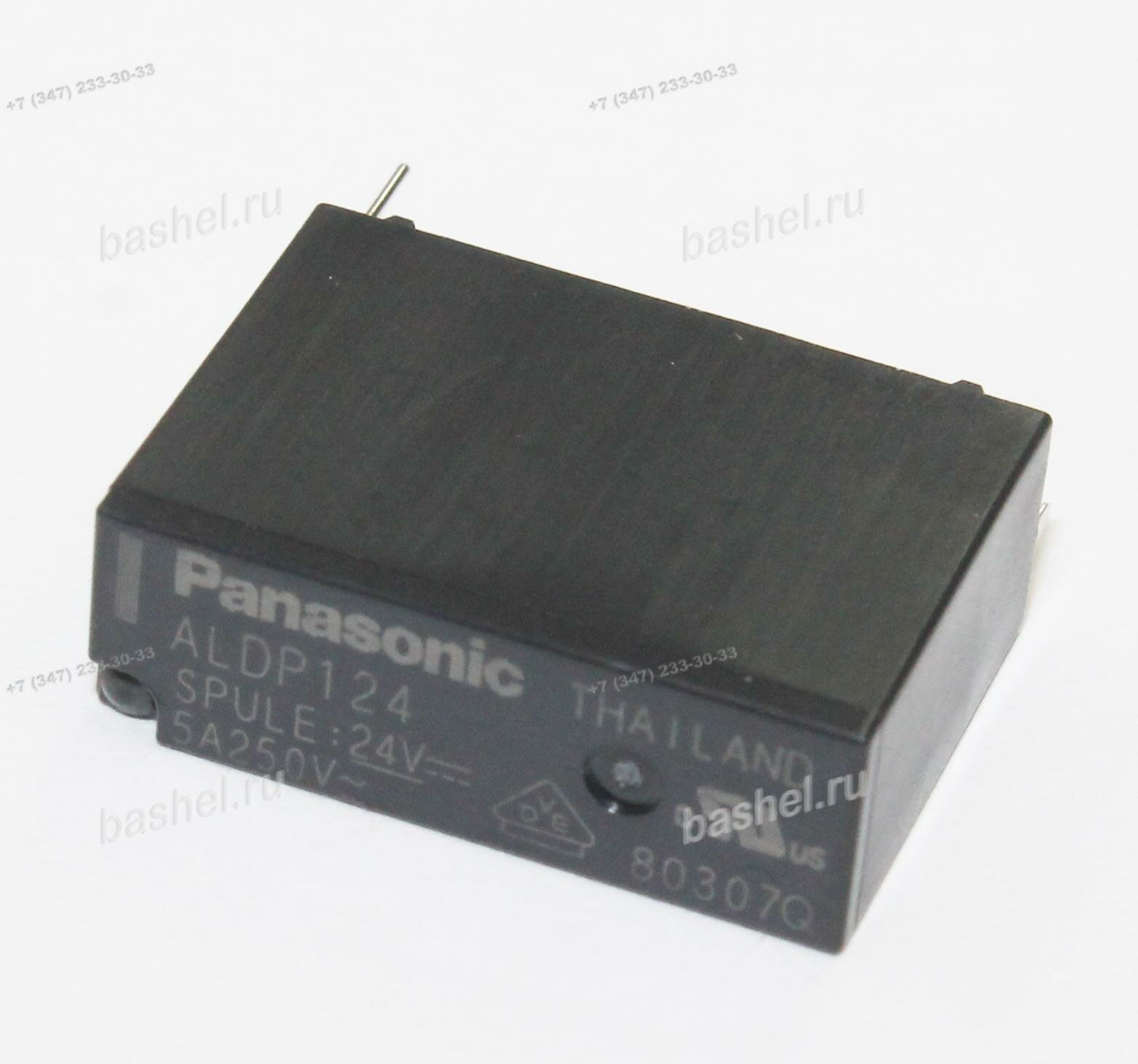 RELAY ALDP124W, Реле, Panasonic, (упр:24В/DC, комм: 5A/250В/AC, 1NO, AgNi, R-coil:2.8кОм)