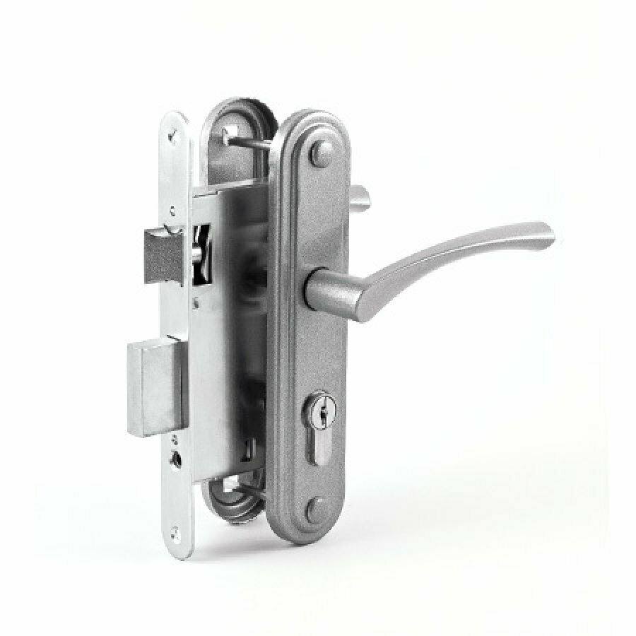 Замок врезной Омега цилиндровый 3В7 Бриллиант. Универсальный.