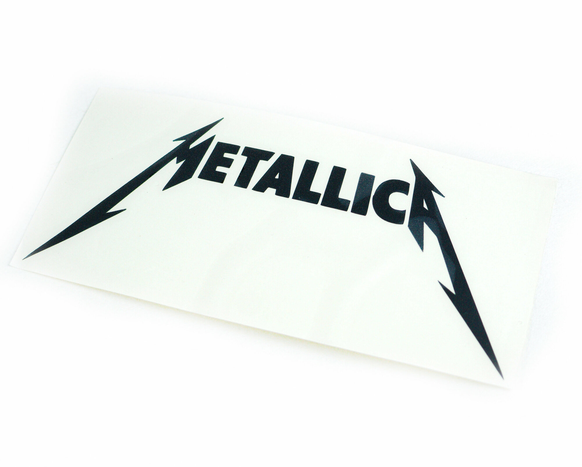 Наклейка для гитары "Metallica" Струнки. ру, чёрный