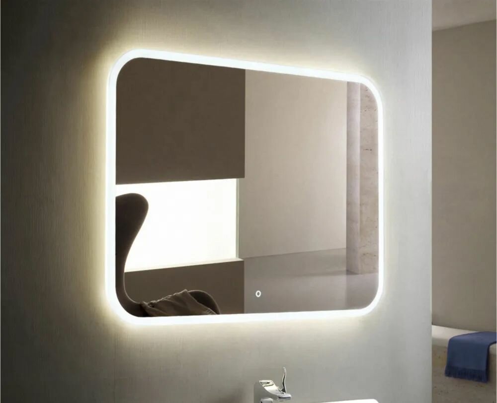 Зеркало c подсветкой в ванную 100*70 "Demure Led"