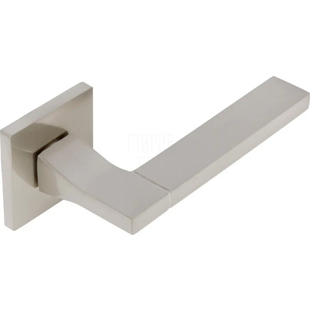 Дверная ручка на квадратной розетке ADDEN BAU "COSMO" S-533 никель