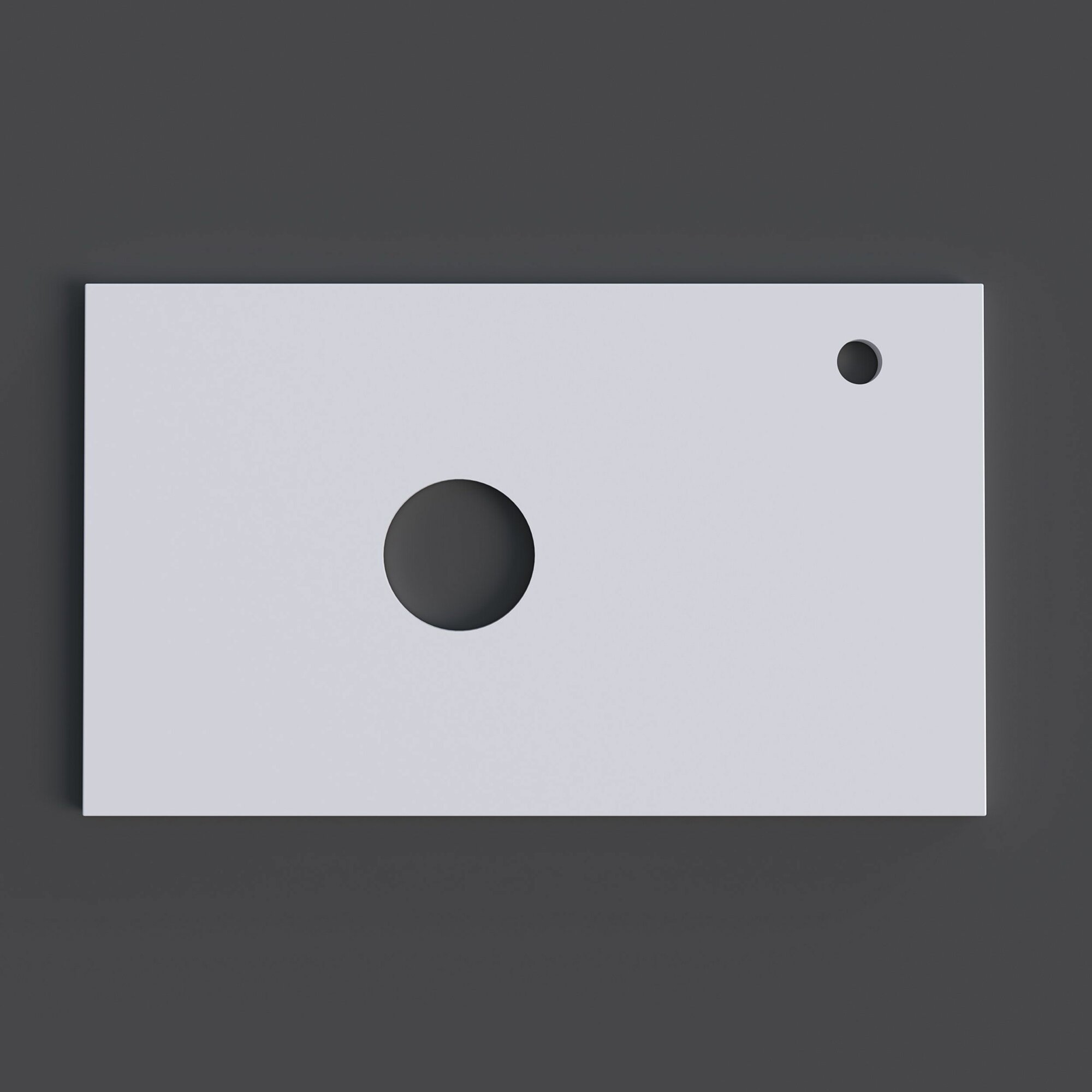 Столешница МДФ Grossman "ФЛАЙ-80 cм" белая