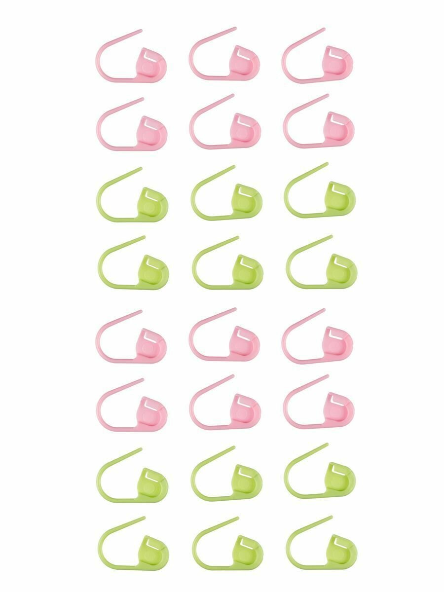 Для вязания маркировочные кольца 24 шт (30 мм)