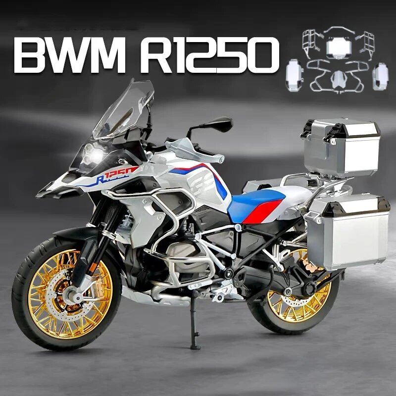 Maisto BMW R1250GS металлическая модель мотоцикла 1:9 With Retail Box