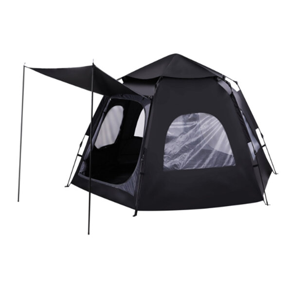 Палатка полуавтоматическая с четырьмя шестиугольными окнами, 2800x2400x1600 мм