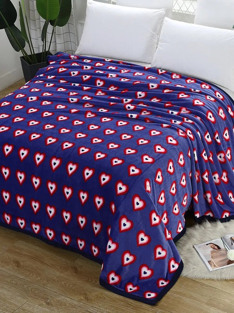 Плед 200х220 евро на кровать Lindo