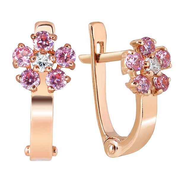 Серьги, золото, 585 проба