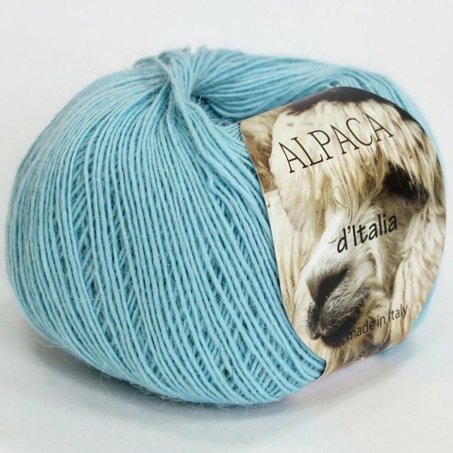 Пряжа Seam ALPACA D’ITALIA 16 бирюза (5 мотков)