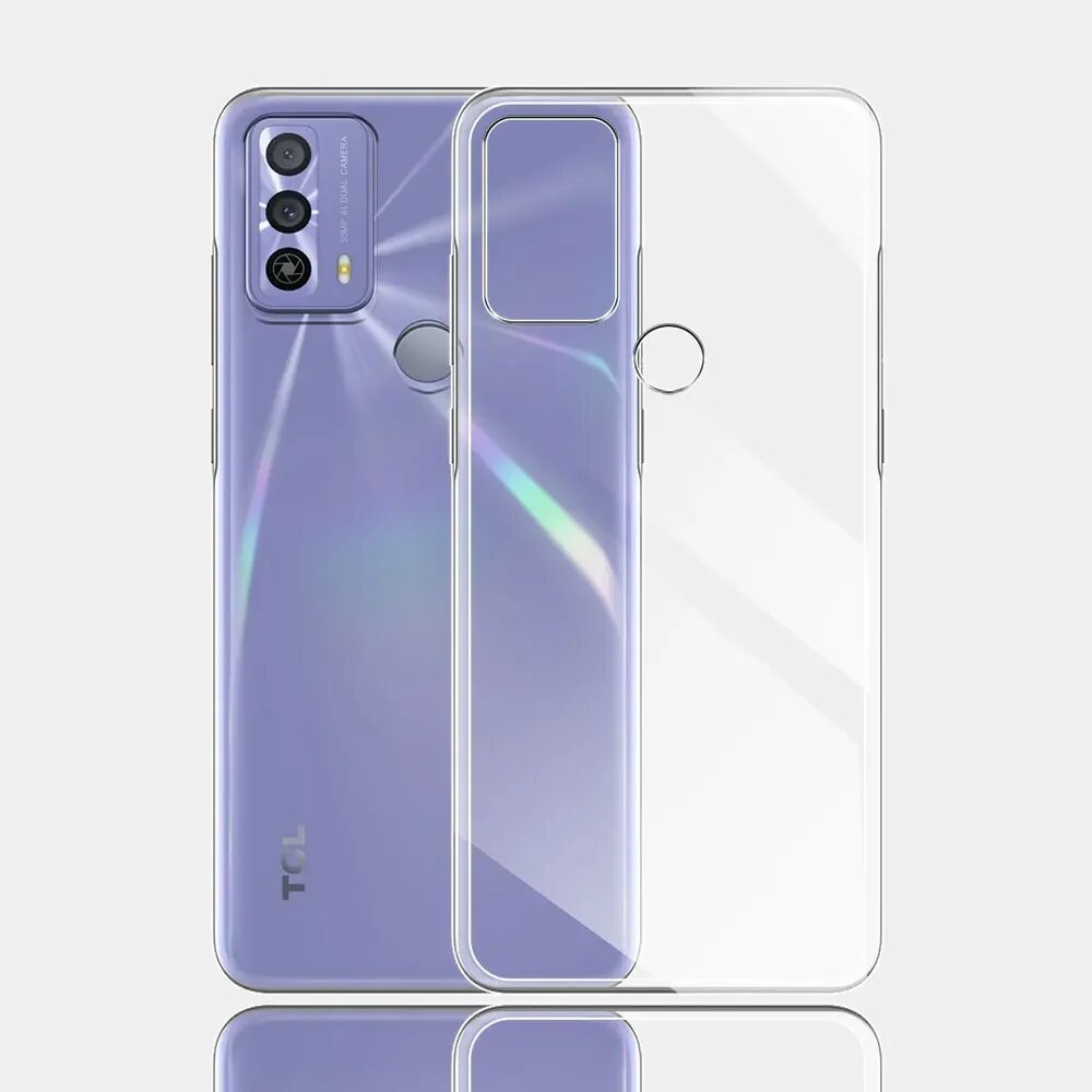 Для TCL 20B чехол 6,52 дюйма силиконовая мягкая прозрачная фотография для TCL 20B Прозрачная крышка Funda для TCL 20B TCL20B Coque