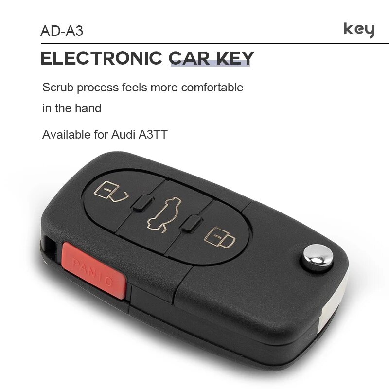 DAhai 3 + 1 кнопка 315 МГц складной автомобильный дистанционный ключ для AUDI A4 S4 A6 A8 TT 1997-2005 4D 0837231 E 4D 0837231 М 4Д 0837231 Чип P ID48 4D0837231P-315MHZ