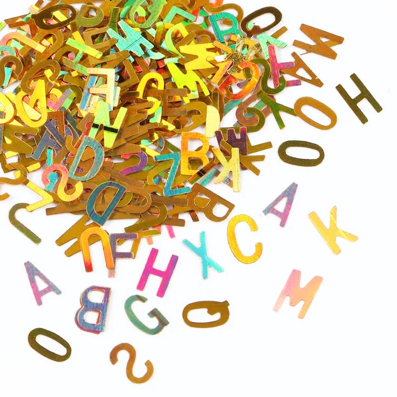 Голографические буквы для эпоксидной смолы ADORNOS LSZM-5