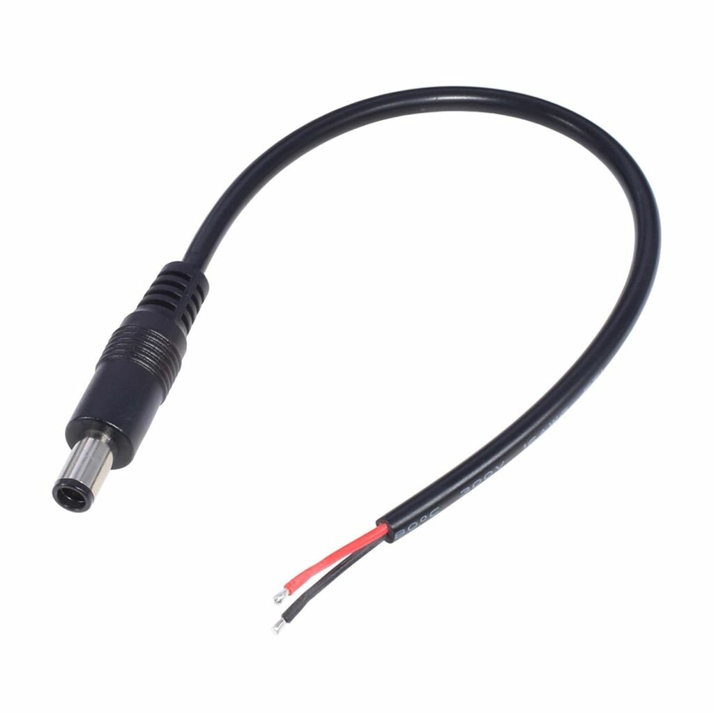 2-контактный шнур питания с витком 7.4x5.0 мм-30 см