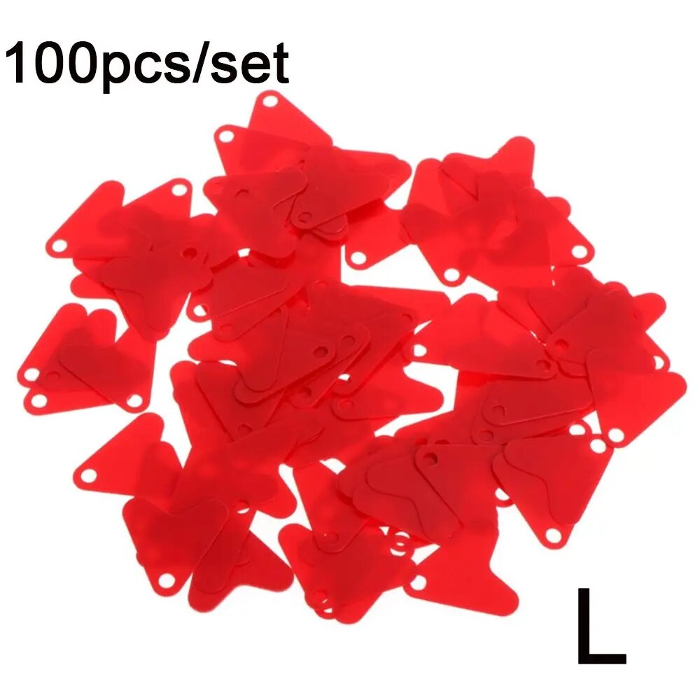 Пластиковые блестки «рыбий хвост» для форели, 100 шт. L