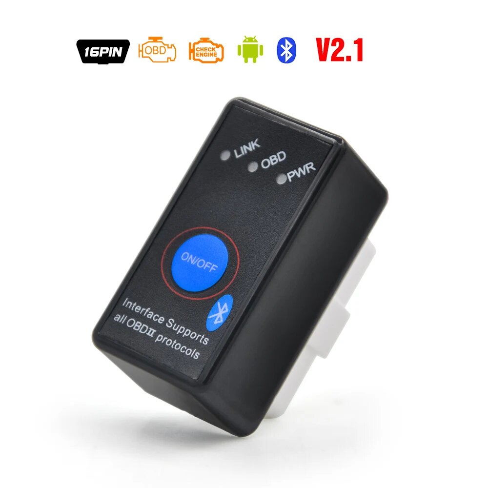 Bluetooth OBD2 сканер ELM327 V2.1 для Android