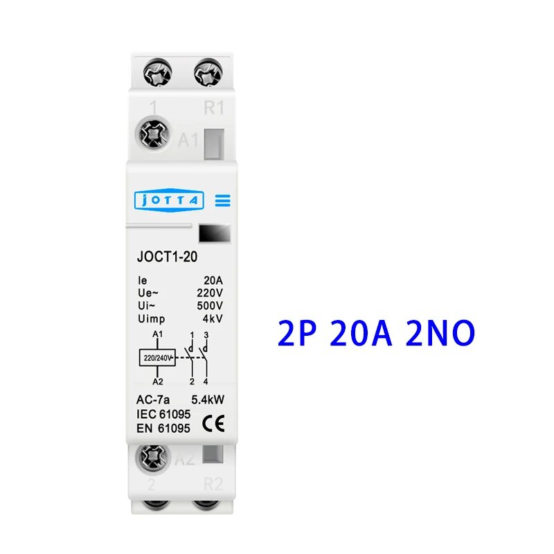 JOTTA JOCT1-20 модульный контактор 2P 20A
