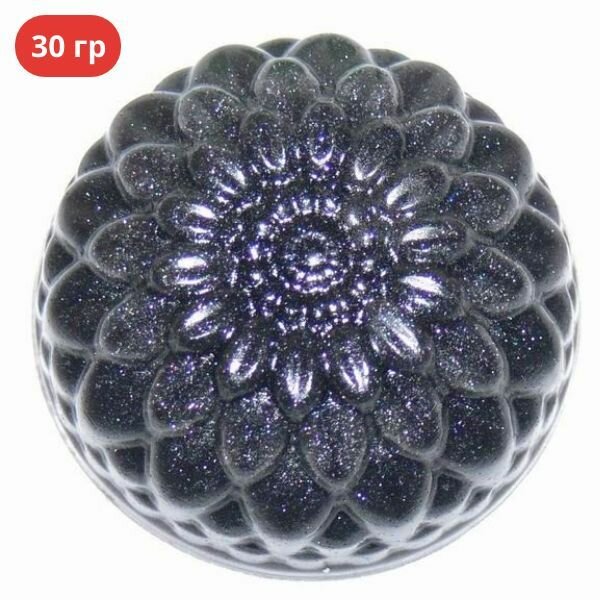 Черный перламутровый пигментный краситель 30 г для мыла, геля для душа и шампуня