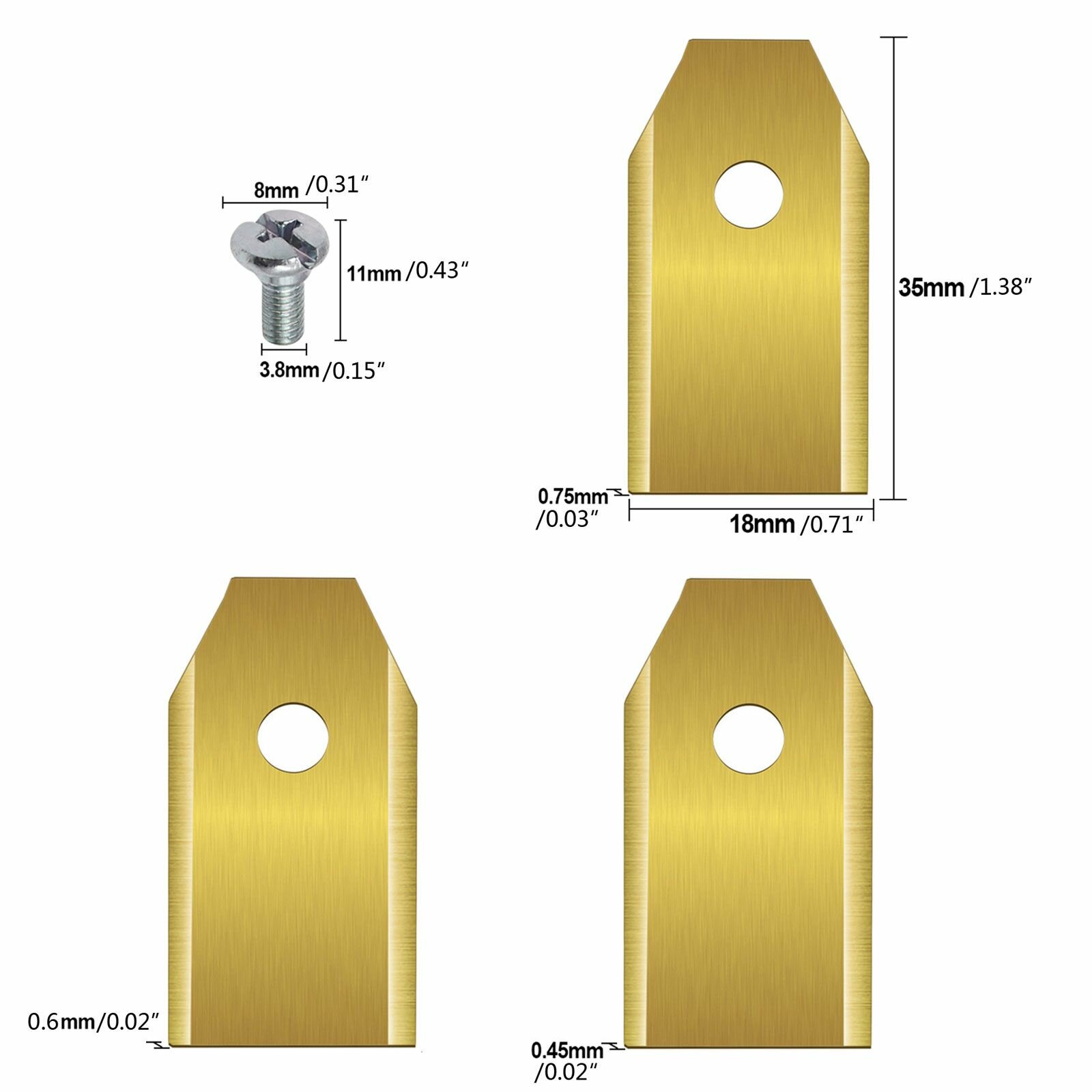 Замена роботизированной газонокосилки с винтом, подходящим для Husqvarna-Gardena, практичный триммер из нержавеющей стали