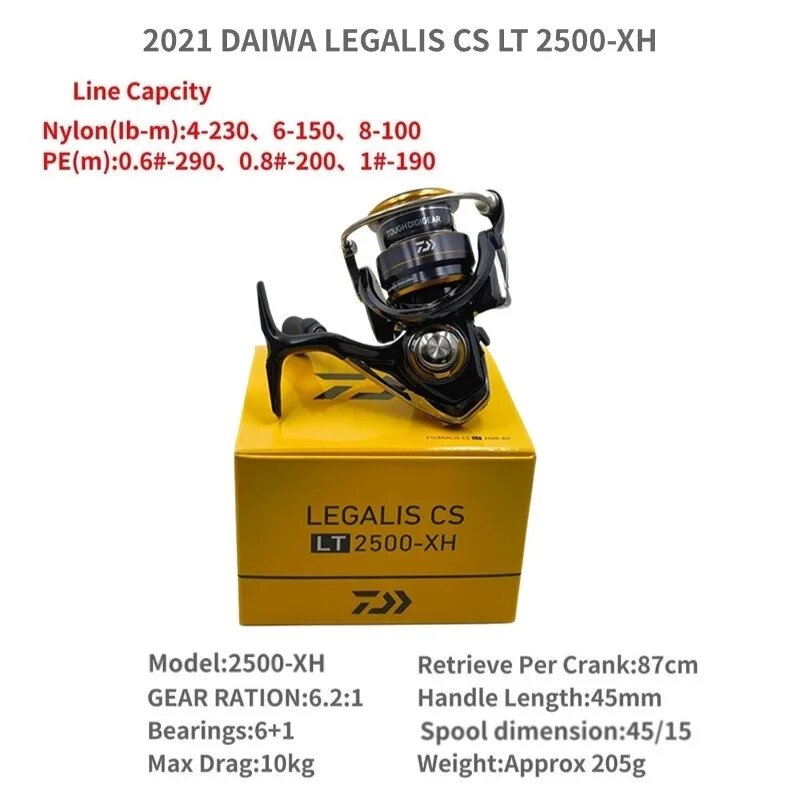 DAIWA LEGALIS CS LT безынерционные катушки для спиннинга 2500-XH