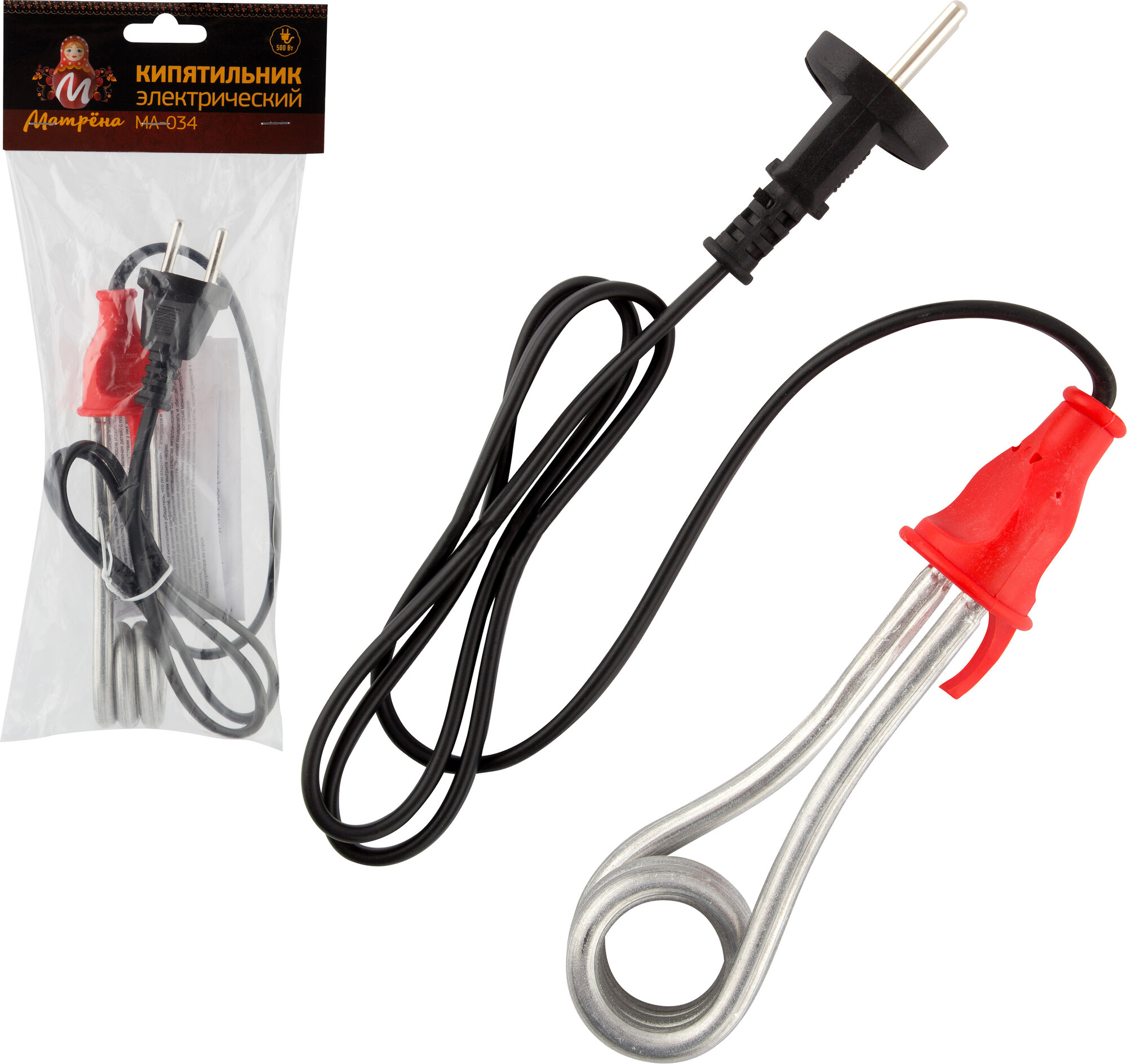 Кипятильник электрический Матрёна (МА-034), мощность: 500 Вт