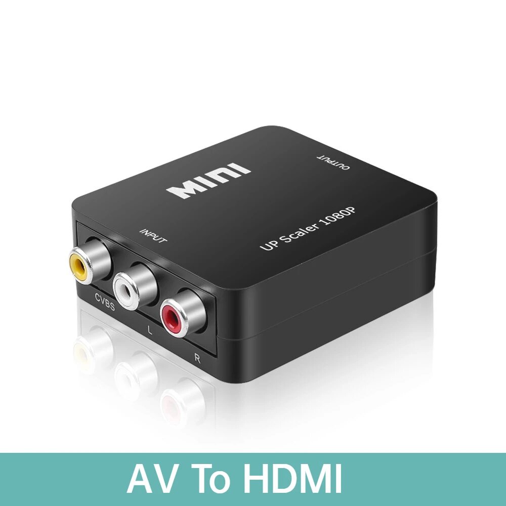 RCA-HDMI Конвертер AV2HD 1080P AV To HDMI Black