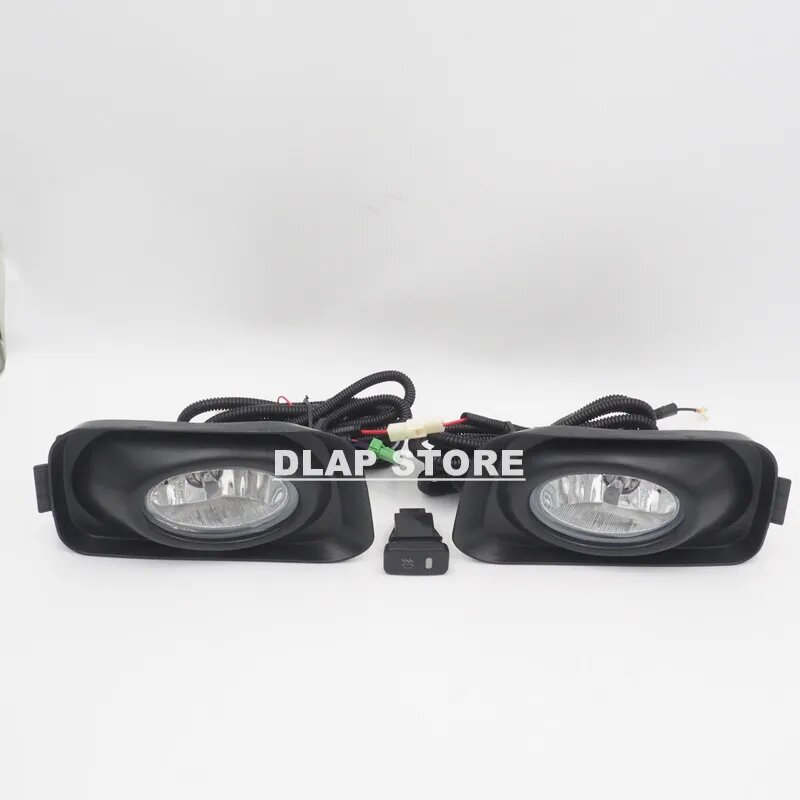 Автомобильные фары для HONDA ACCORD Euro CL7 CL9 2003 2004 2005 2006 2007 2008, передний бампер, противотуманная фара с лампочкой, 1 комплект