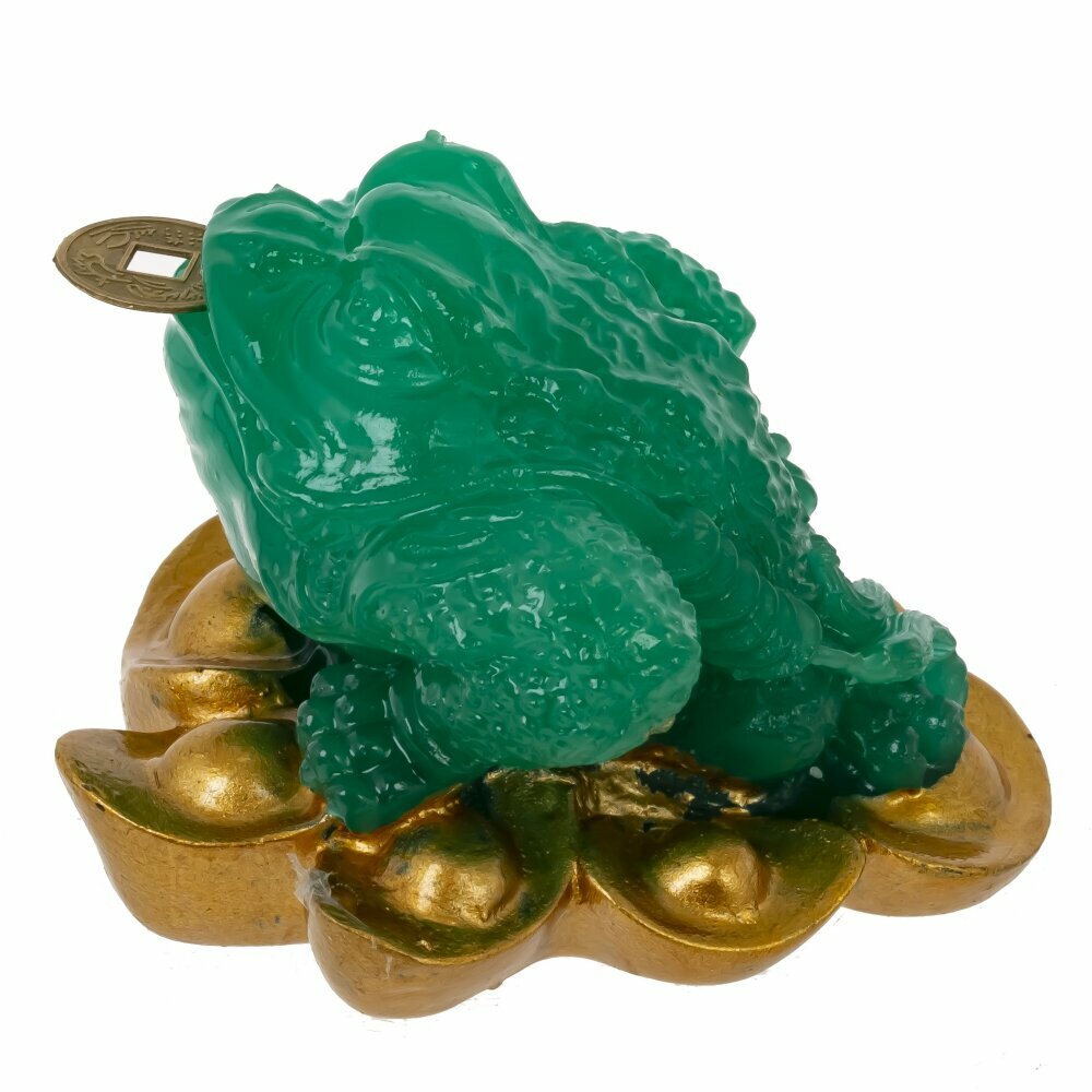Фигурка декоративная "Лягушка денежная", L6,5 W6,5 H5 см