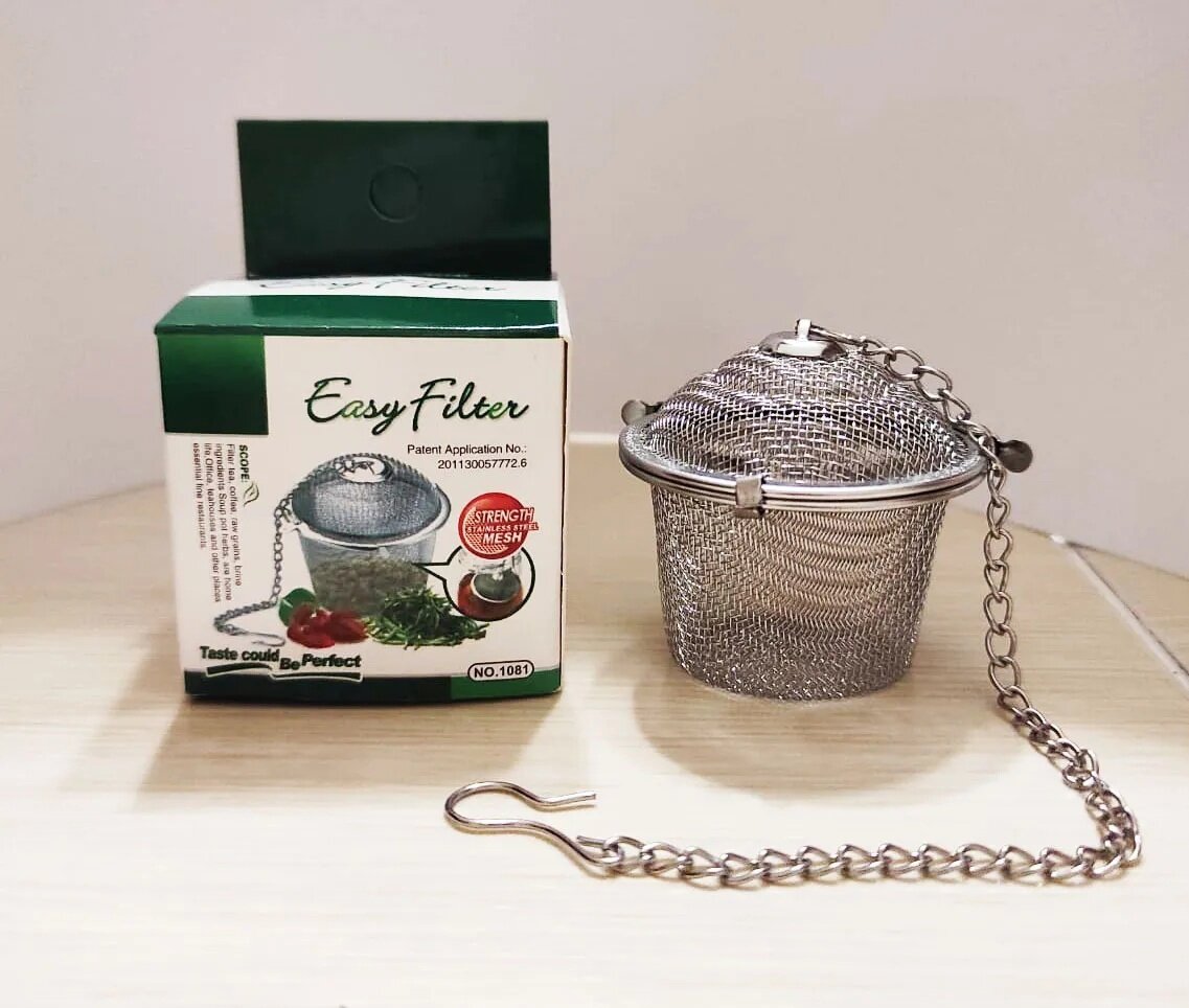 Ситечко EasyFilter для заварки на цепочке, диаметр 5 см