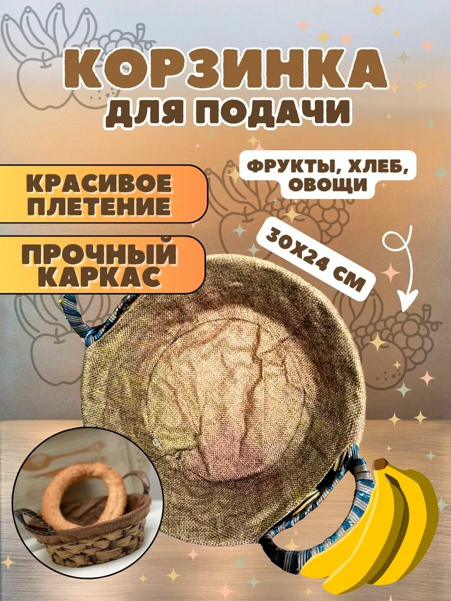 Корзинка для хлеба, фруктов и овощей