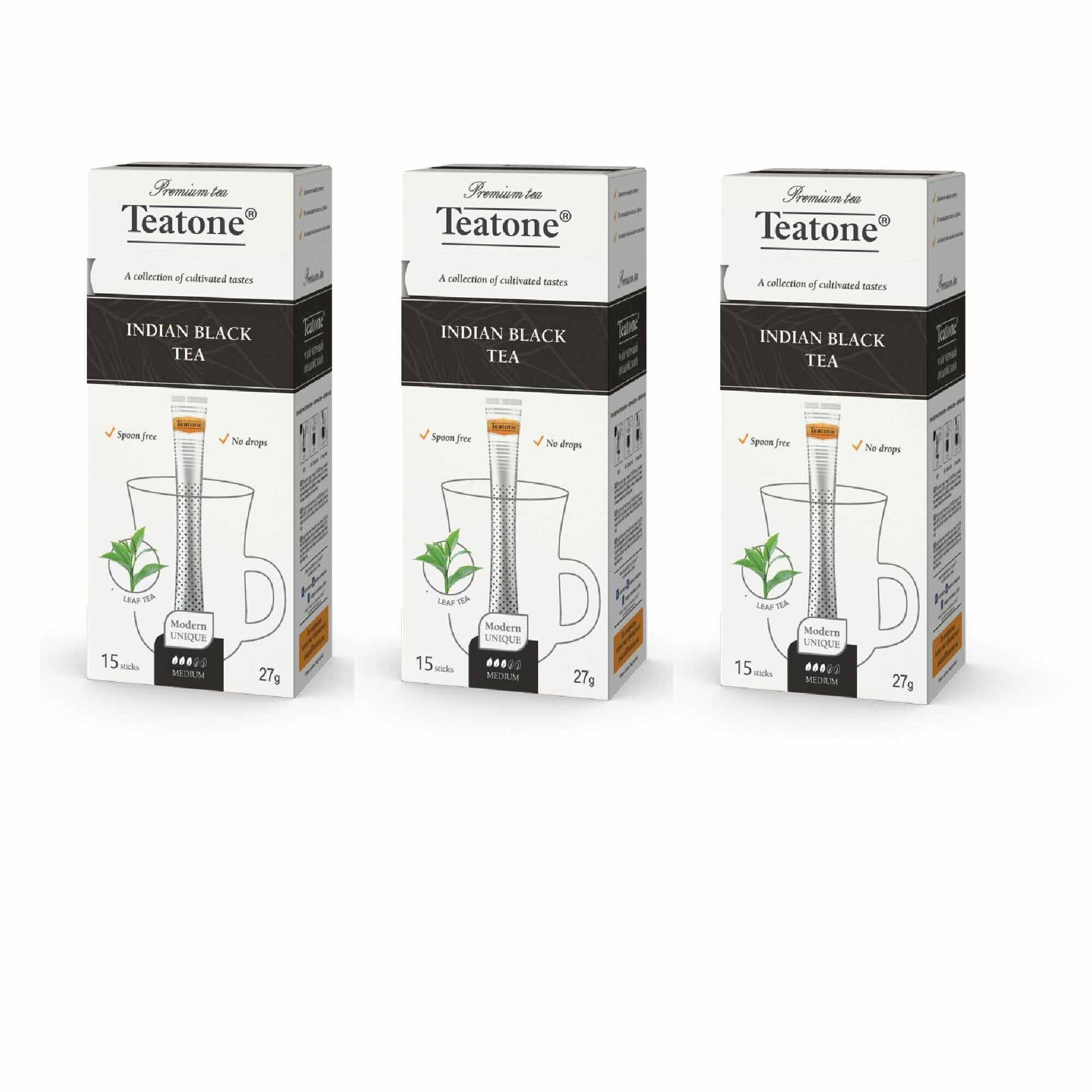 Teatone Чай Teatone черный, 5 шт, 3 уп.